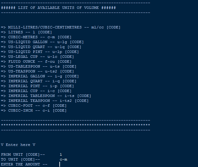 Complete Volume Converter App in Python with Source Code | SourceCodester